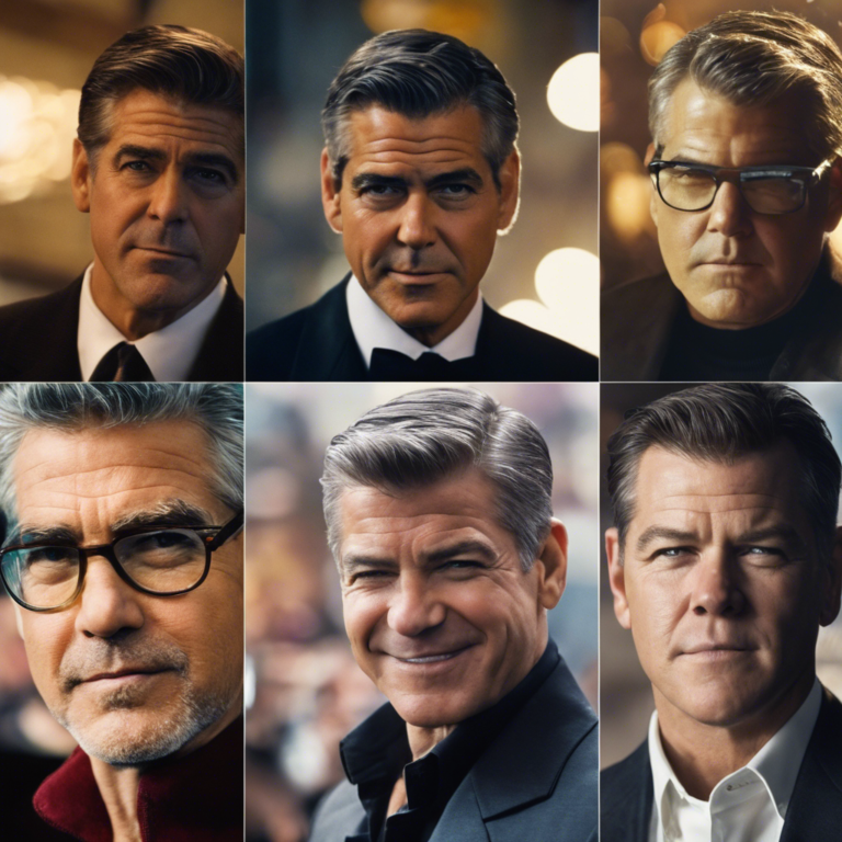 Silver Foxes of Hollywood: George Clooney, Pierce Brosnan, and Matt ...