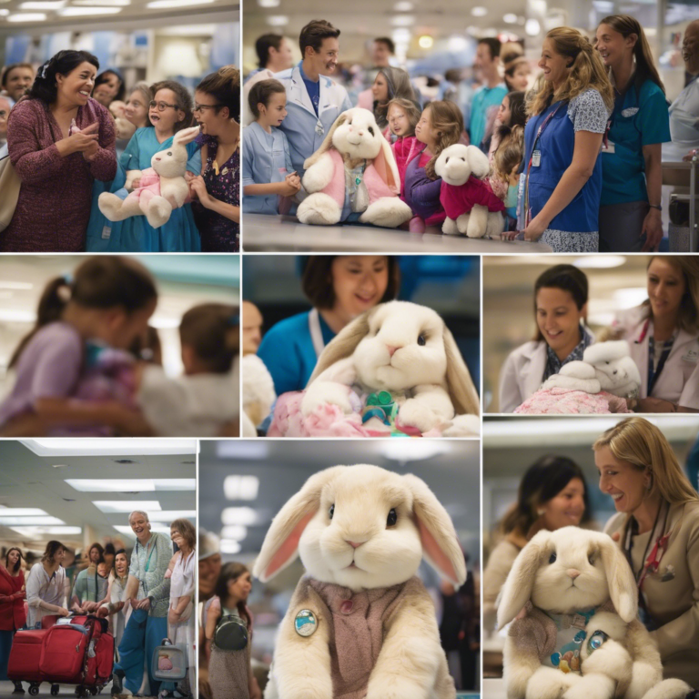 Meet Luna: The Giant Bunny Bringing Happiness and Relief to Hospitals ...